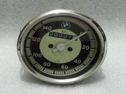 BMW R25 R27 R51 R69 R72 VINTAGE CLASSIC MOTORCYCLE VDO REPLICA SPEEDOMETER