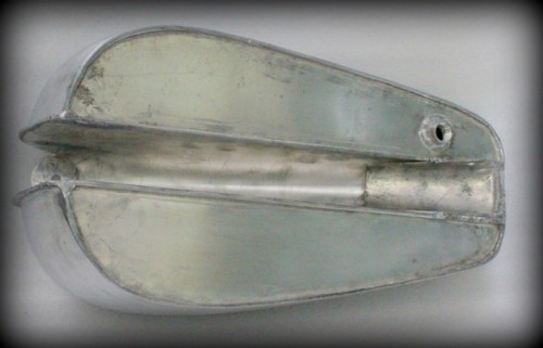 CUSTOM CHOPPER BOBBER HD PEANUT STYLE ALUMINUM ALLOY GAS FUEL PETROL TANK
