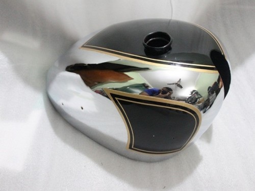 MATCHLESS AJS AMC TWIN CYLINDER MODEL G9 G12 GAS FUEL PETROL TANK BLACK ...