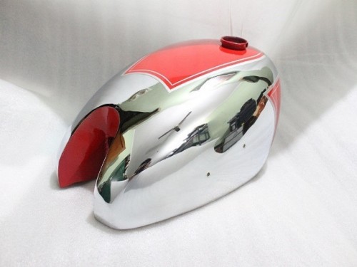 MATCHLESS AJS AMC TWIN CYLINDER MODEL G9 G12 GAS FUEL PETROL TANK RED ...