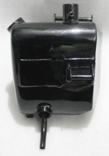 NORTON P11 SCRAMBLER TRIALS RANGER REPRODUCTION OIL TANK ALLOY BLACK ...