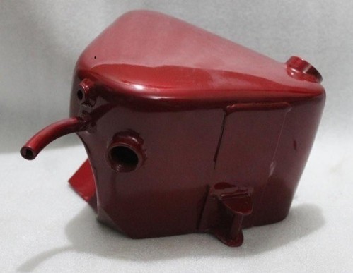 NORTON P11 SCRAMBLER TRIALS RANGER REPRODUCTION OIL TANK ALLOY RED PAINTED