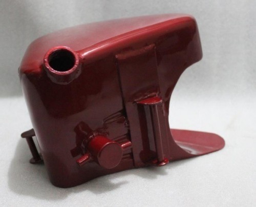 NORTON P11 SCRAMBLER TRIALS RANGER REPRODUCTION OIL TANK ALLOY RED PAINTED