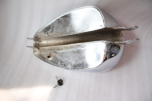 ROYAL ENFIELD CUSTOM CHOPPER BOBBER PEANUT WASSELL GAS FUEL PETROL TANK ...