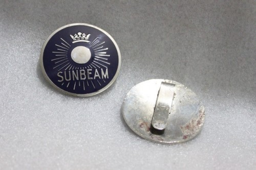 SUNBEAM S7 S8 VINTAGE BRITISH MOTORCYCLE GAS FUL PETROL TANK BADGES ...