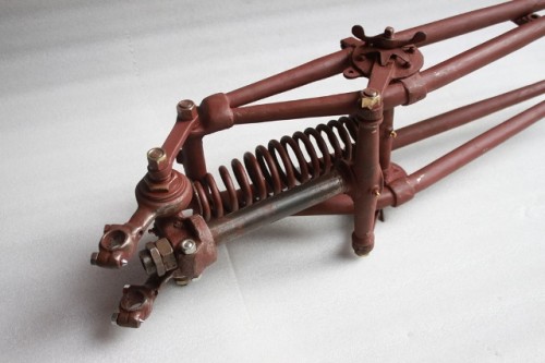 TRIUMPH 5T SPEEDTWIN T100 FRONT END SPRINGER GIRDER FORK CIRCA 1936