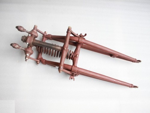 TRIUMPH 5T SPEEDTWIN T100 FRONT END SPRINGER GIRDER FORK CIRCA 1936