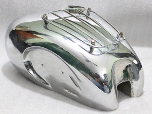 TRIUMPH 5T SPEED TWIN POST WAR PRE UNIT GAS FUEL PETROL TANK WITH ...