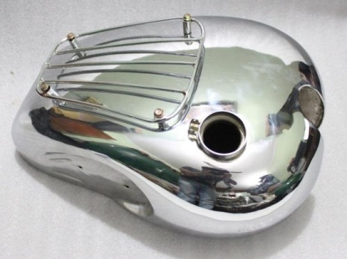 TRIUMPH 5T SPEED TWIN POST WAR PRE UNIT GAS FUEL PETROL TANK WITH ...